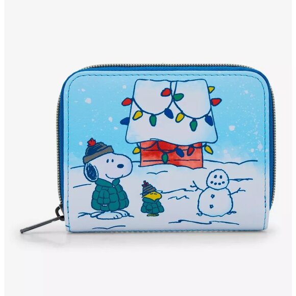 Loungefly | Bags | Loungefly Peanuts Wallet Snoopy Woodstock Puffer ...